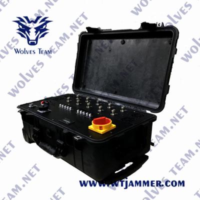 China High Power Portable 600W Drone Radio Frequency Jammer for sale