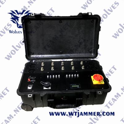 China Six Bands 2500m GPSL1 Anti Drone Jammers For Prisons for sale