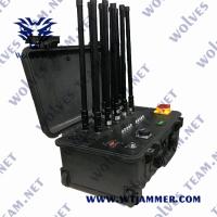 China 600W Waterproof WIFI 5.8G GPS Anti Drone Jammers for sale