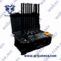 China High Power Portable 2500m WiFi 3.6G Drone Rf Jammer for sale