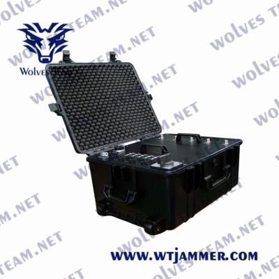 China Customized High Power 4G WIFI GPS Cell Phone Signal Jammer Military Waterproof Outdoor Prison Jammer for sale