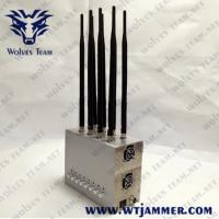 China 8 Bands GSM CDMA Desktop Signal Jammer GPS 3G 4G 16W for sale