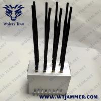 China 8 Bands GSM CDMA Desktop Signal Jammer GPS 3G 4G 16W for sale