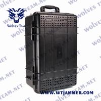 China 2500m Waterproof Anti Drone Jammers RF Signal UAV Drone Jammer for sale