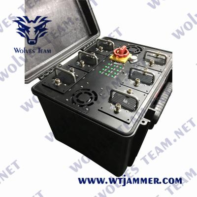 China Military Waterproof Portable Vehicle Bomb Jammer VIP Defence 330W for sale