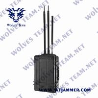 China AC100-240V DC27V Metal Cell Phone Jammer 300W CDMA Aluminum Alloy for sale