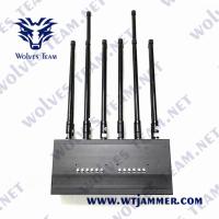 China 12 Channels 50m 36W Mobile Phone Signal Jammer GSM 3G WIFI 5.8G for sale