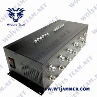 China 12 Channels 50m 36W Mobile Phone Signal Jammer GSM 3G WIFI 5.8G for sale
