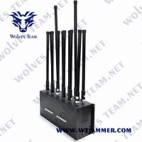 China 12 Channels 36W Military Bomb Jammer GSM 3G WIFI 5.8G Mobile Phone Jammer for sale