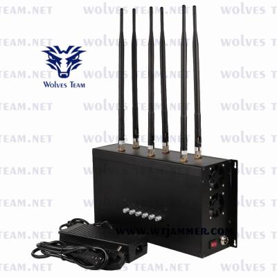 China GSM CDMA DCS PCS 35W Mobile Phone Signal Jammer 3G 4G LTE 4G WIMAX for sale