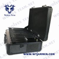 China EIRP 15W Portable Signal Jammer 150m GSM 3G 4G 5G Handbag 15Kg for sale