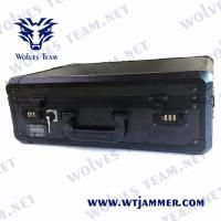 China EIRP 15W Portable Signal Jammer 150m GSM 3G 4G 5G Handbag 15Kg for sale