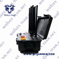 China FCC CDMA 960MHz GSM Portable Signal Jammer 220W Waterproof Signal Jammer for sale