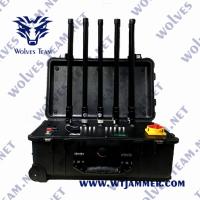 China FCC CDMA 960MHz GSM Portable Signal Jammer 220W Waterproof Signal Jammer for sale