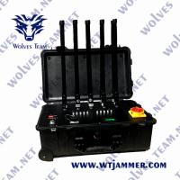 China 894MHZ CDMA Portable Signal Jammer PCS DCS 220W Cell Phone Signal Jammer for sale