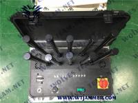 China 894MHZ CDMA Portable Signal Jammer PCS DCS 220W Cell Phone Signal Jammer for sale