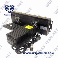 China 3G 4G 5G GSM Lojack Mobile Phone Blocker AC100V 35W GPS VHF UHF Jammer for sale