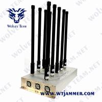 China CDMA GSM 5G LTE  Mobile Phone Jammer 50m Lojack VHF UHF Jammer for sale
