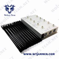 China CDMA GSM 5G LTE  Mobile Phone Jammer 50m Lojack VHF UHF Jammer for sale