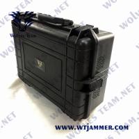 China Portable RF GPS WIFI 5.8G UAV Drone Jammer 2500m PLL Synthesized for sale