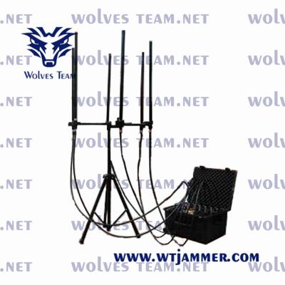 China DC27V Mobile Phone Jammer 350W CDMA GSM DCS PCS 5G Signal Jammer for sale