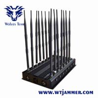 China 315Mhz 433Mhz Lojack Mobile Phone Signal Jammer 14 Antennas 35W for sale
