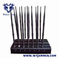 China 315Mhz 433Mhz Lojack Mobile Phone Signal Jammer 14 Antennas 35W for sale