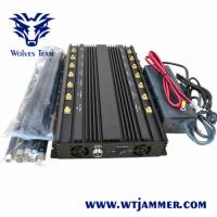 China 315Mhz 433Mhz Lojack Mobile Phone Signal Jammer 14 Antennas 35W for sale