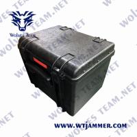 China 150m Portable Bomb Jammer WIFI GPS GSM CDMA 3G 4G 5G Pelican Case 30AH for sale
