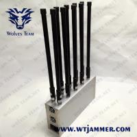 China 3200-3600MHz Cellular Signal Jammer GPS Lojack 3G 4G 5G VHF UHF 5G for sale