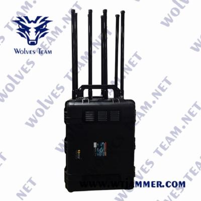 China 300W CDMA Portable Signal Jammer 5.8G GPS 3G 4G 5G GSM WIFI For EOD for sale