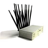 China GPS Lojack 70W Mobile Phone Jammer 14 Bands 240VAC UHF VHF GSM 3G 4G 5G for sale