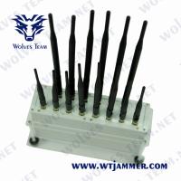 China 400-500MHz Mobile Phone Jammer 16 Antennas WIFI UHF VHF GSM CDMA for sale