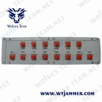 China 400-500MHz Mobile Phone Jammer 16 Antennas WIFI UHF VHF GSM CDMA for sale