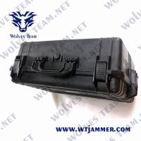 China 25W Anti Uav Drone Jammer Handbag 8kg 5000m WIFI GPS Shielding for sale