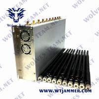 China CDMA GSM Cellular Signal Jammer 10W UHF VHF 3G 4G 5G 240VAC WiFi for sale