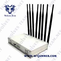 China 3G 4G 5G WiFi Lojack GPS Signal Jammer CDMA GSM 50W With AC Adapter for sale