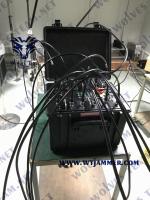 China 300W Bomb Signal Jammer DCS PCS 8 Bands Military 5G GSM CDMA for sale