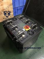 China 300W Bomb Signal Jammer DCS PCS 8 Bands Military 5G GSM CDMA for sale