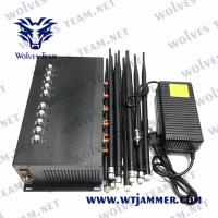 China 80W Mobile Phone Jammer CDMA GSM DCS 3G 4G 5G AC240V DC5V 12A for sale