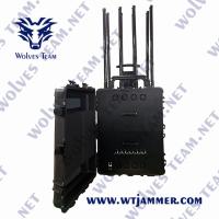 China 20-3600Mhz Cell Phone Signal Jammer DCS PCS Waterproof 500W for sale