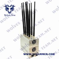 China CDMA GSM Lojack Signal Jammer UHF VHF 2G 3G 4G 5G 80W 240VAC for sale
