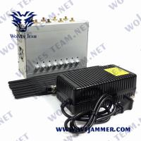 China CDMA GSM Lojack Signal Jammer UHF VHF 2G 3G 4G 5G 80W 240VAC for sale