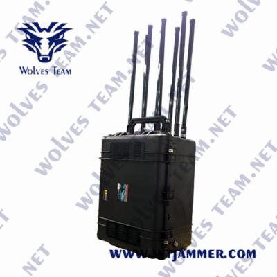 China 300W Lte Military Signal Jammer 8 Channels 2G 3G 4G 5G GSM CDMA Anti Terrorism for sale