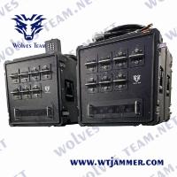 China GSM LTE Bluetooth Signal Jammer WiFi WLAN WiMAX GPS VHF UHF 500W DC27V for sale