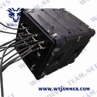 China GSM LTE Bluetooth Signal Jammer WiFi WLAN WiMAX GPS VHF UHF 500W DC27V for sale