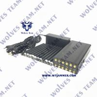 China CDMA GSM RF Signal Jammer 3G 4G 5G WiFi Handheld 12W  UHF VHF for sale