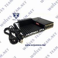 China CDMA GSM RF Signal Jammer 3G 4G 5G WiFi Handheld 12W  UHF VHF for sale