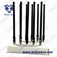 China Adjustable Power Multiband Signal Jammer CDMA GSM PCS 3G GPS DC5V for sale