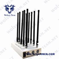 China Adjustable Power Multiband Signal Jammer CDMA GSM PCS 3G GPS DC5V for sale